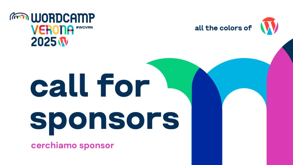 Call for Sponsor – WordCamp Verona 2025